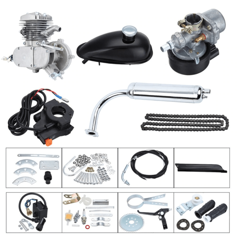 Kit Motor Completo 80cc - Cinza - Bicicletas a Motor Online